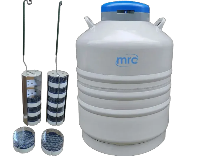 Liquid Nitrogen Container 47 Liter With Racks & Boxes Accept