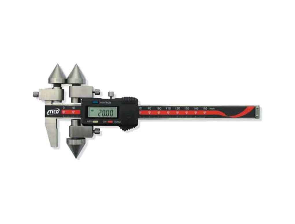 APOTHEM & CENTERLINE CALIPER WITH CONICAL POINTS
