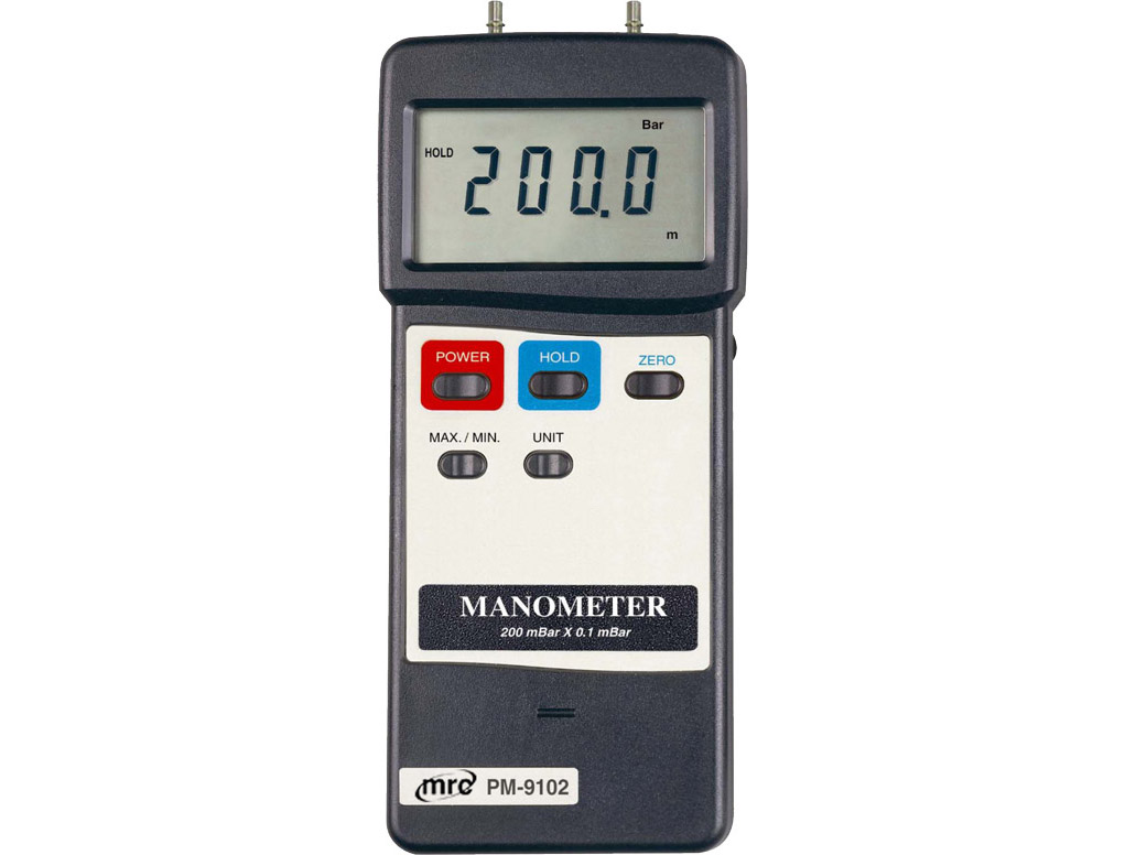 Manometer 200mbar,Differential input