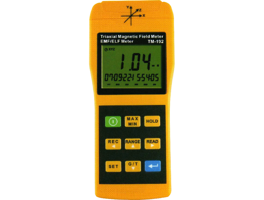 3 Axis Magnetic Field Meter